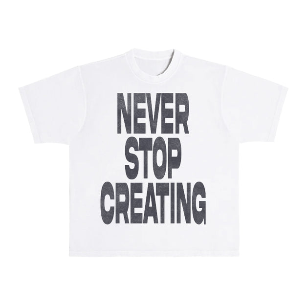 Never Stop Creating Tee - White – The Surgeon